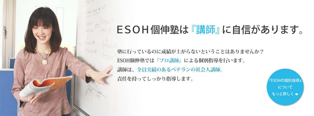 社会人プロの個別指導塾ESOH個伸塾 幕張本郷・新検見川・東船橋